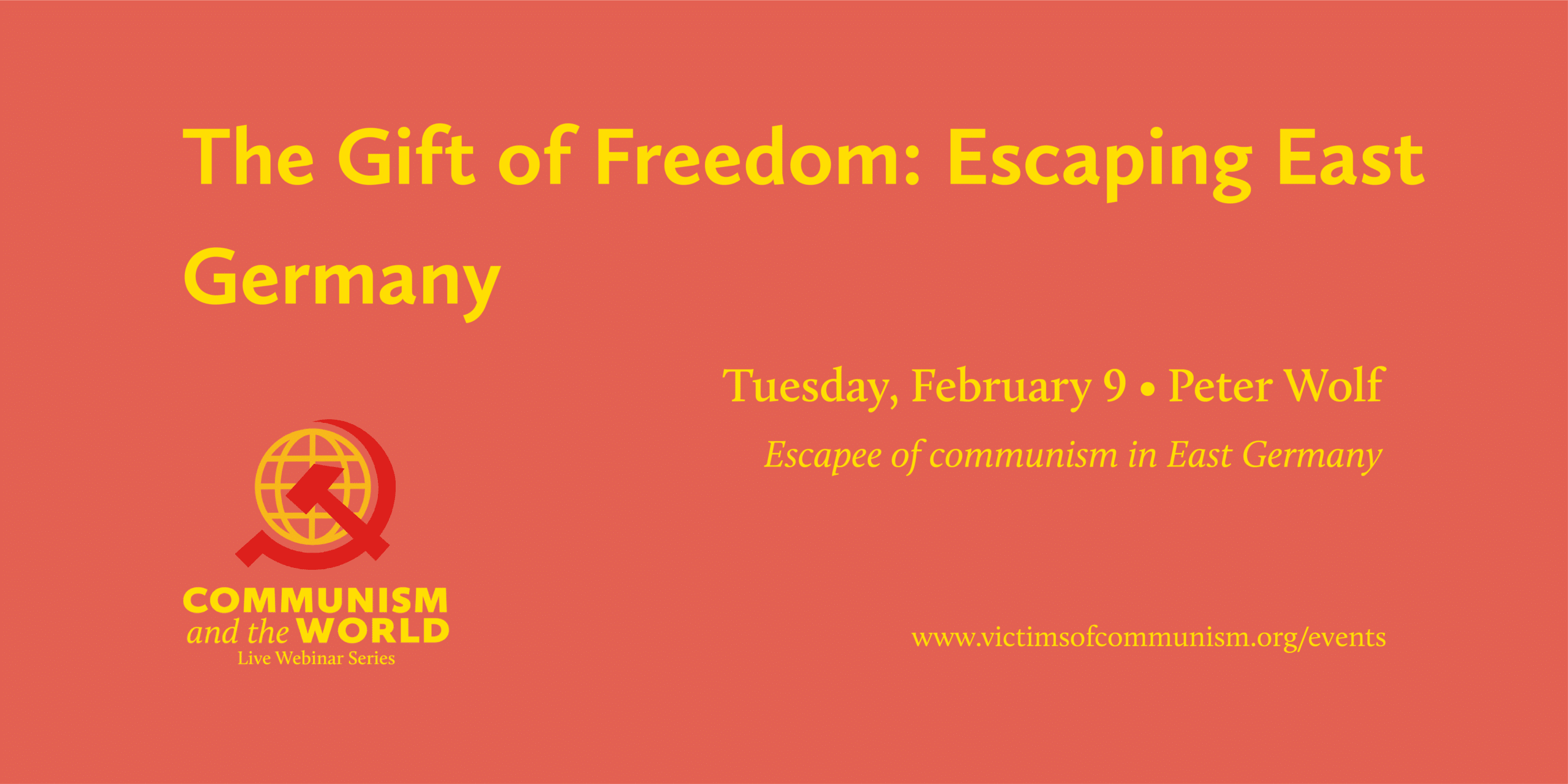 The Gift of Freedom: Escaping East Germany | Victims of Communism ...