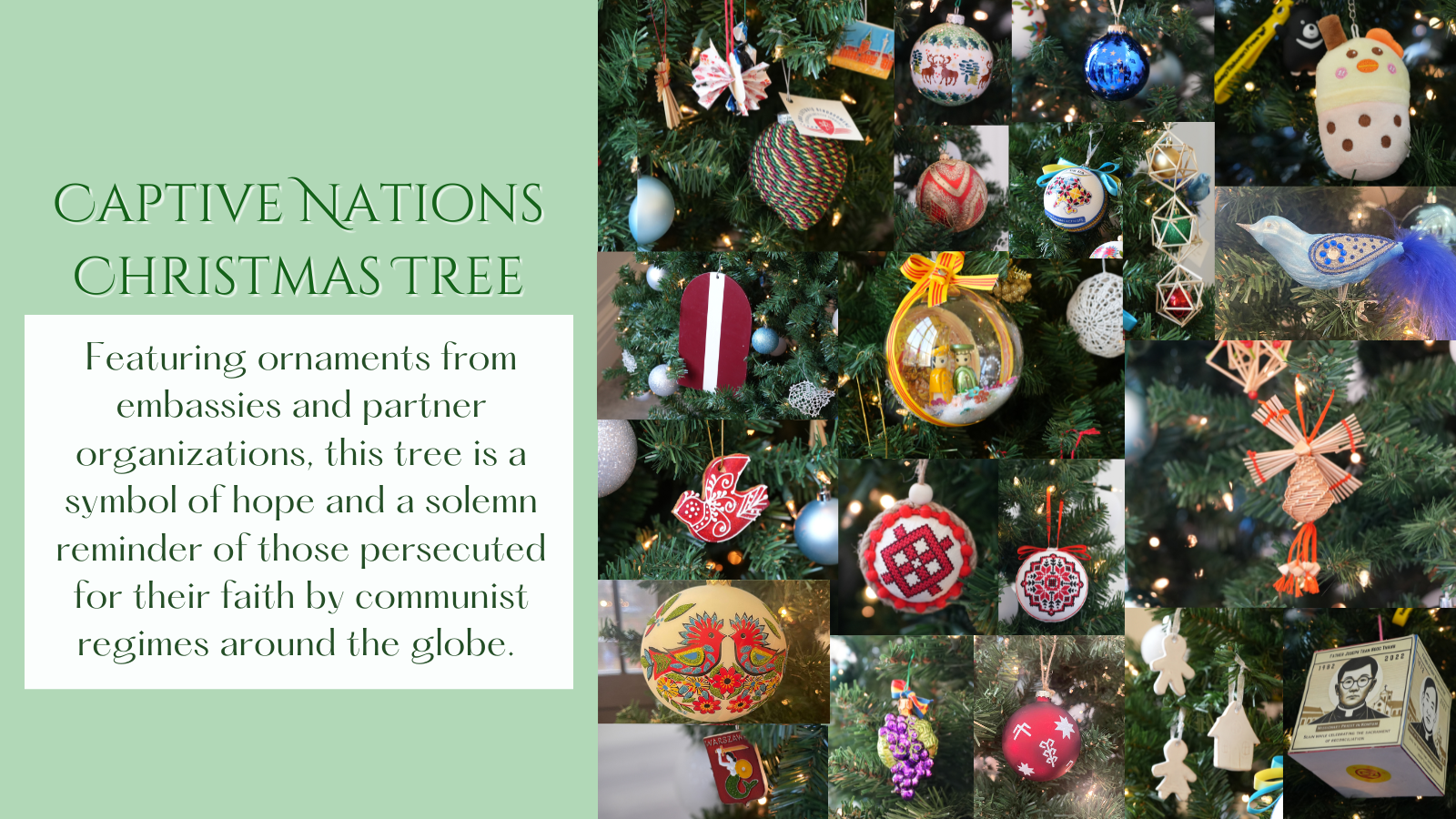 Captive Nations Christmas Tree | Victims of Communism Memorial Foundation